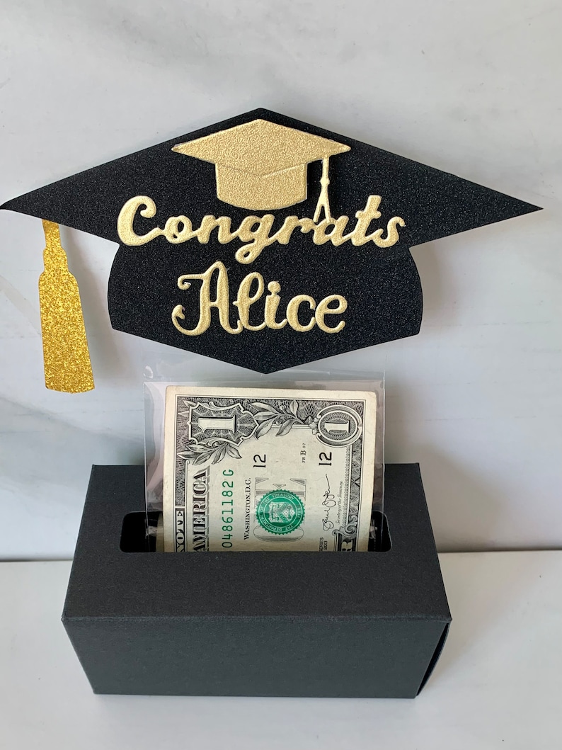 Personalized Graduation Money Gift Box Cash Gift Box Money - Etsy