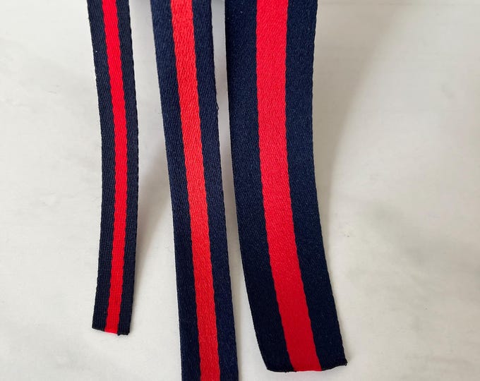 2 Yard High Quality Blue and Red Christmas Ribbon,craft Ribbon,1cm,1 ...