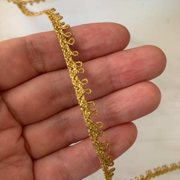 Gold Fabric Trim - Etsy