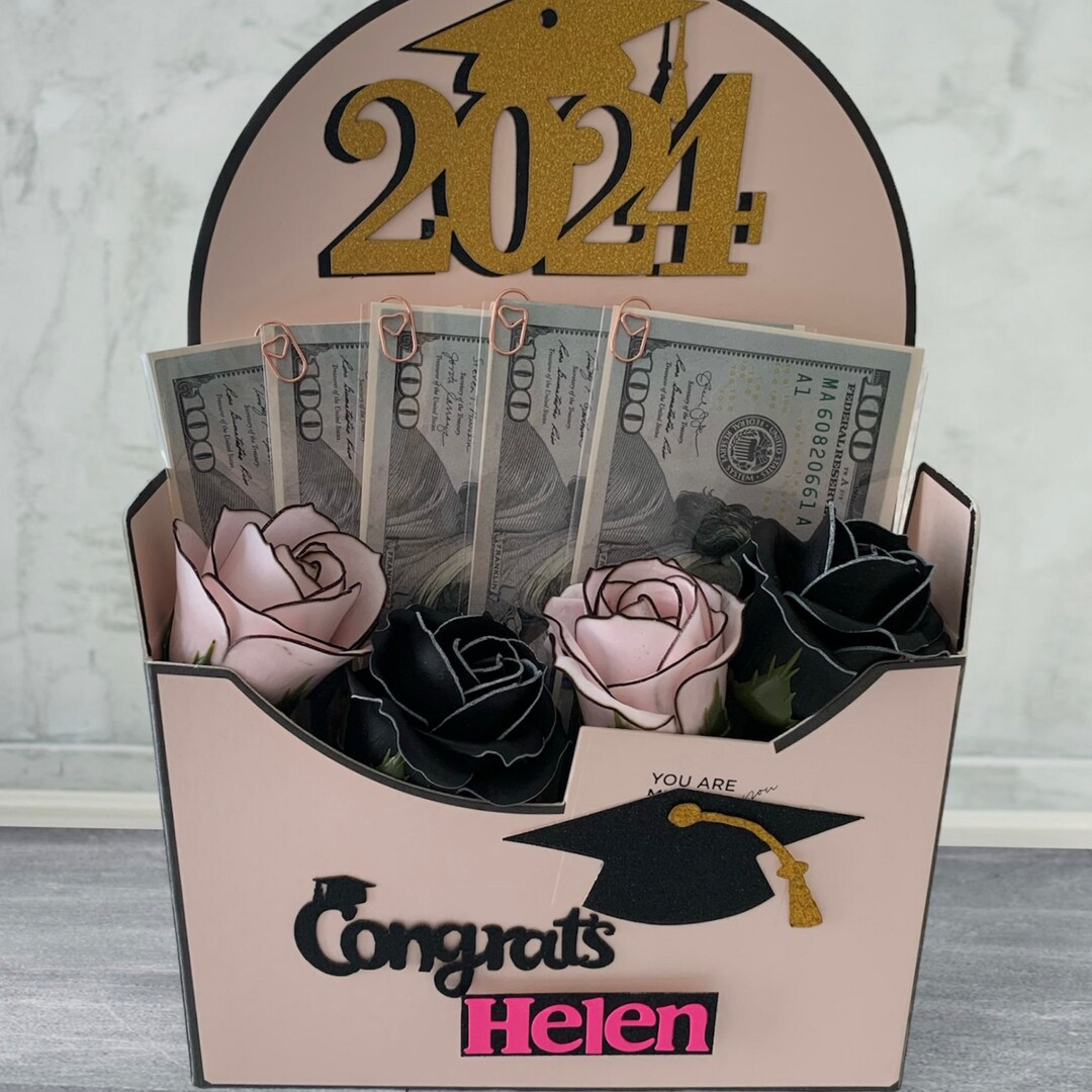 Personalized Money/cash Gift Box Flower Gift Box Personalized Gift Box ...