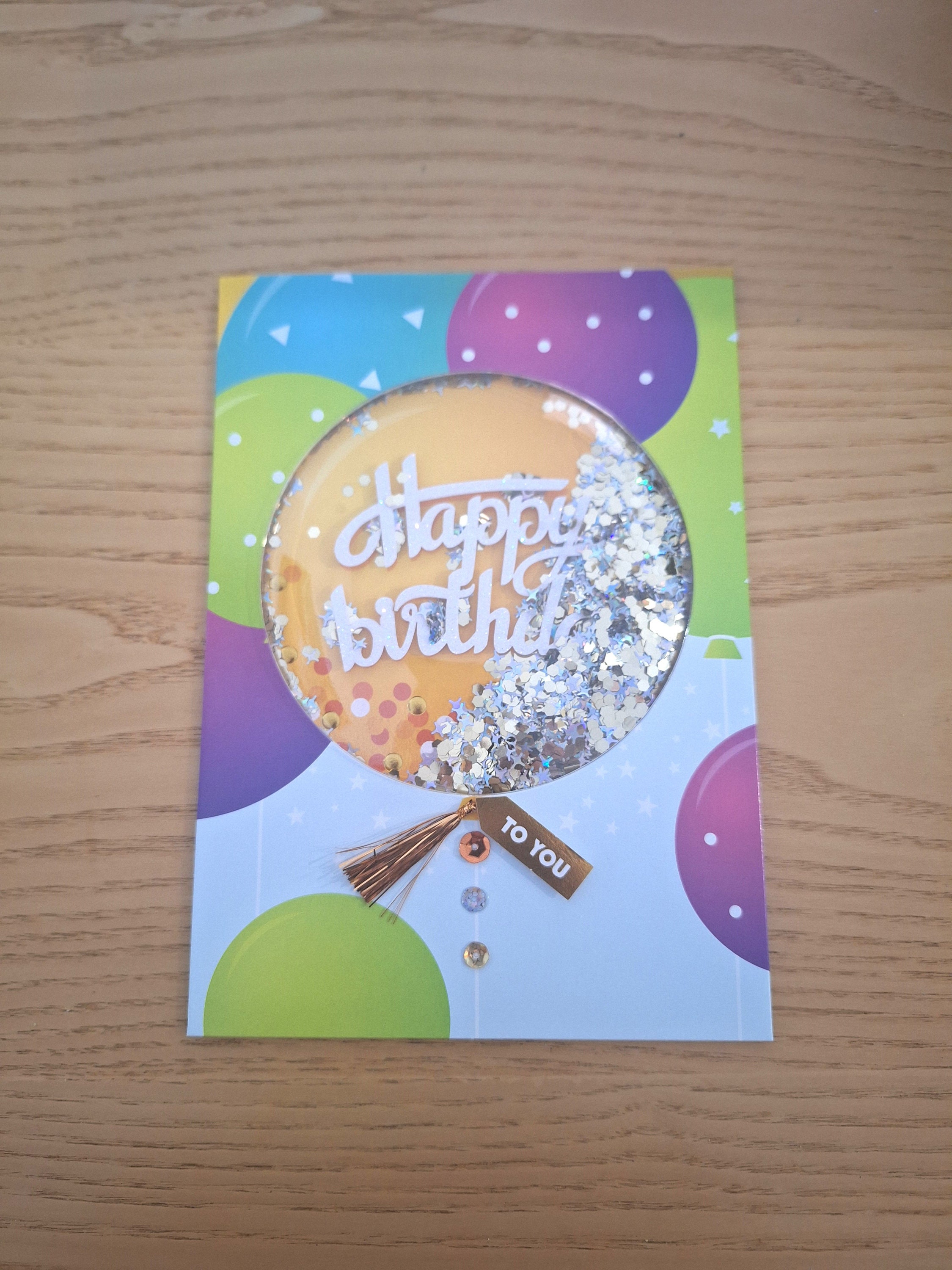 Tactile Braille Birthday Card for the Blind With Personalised Braille ...