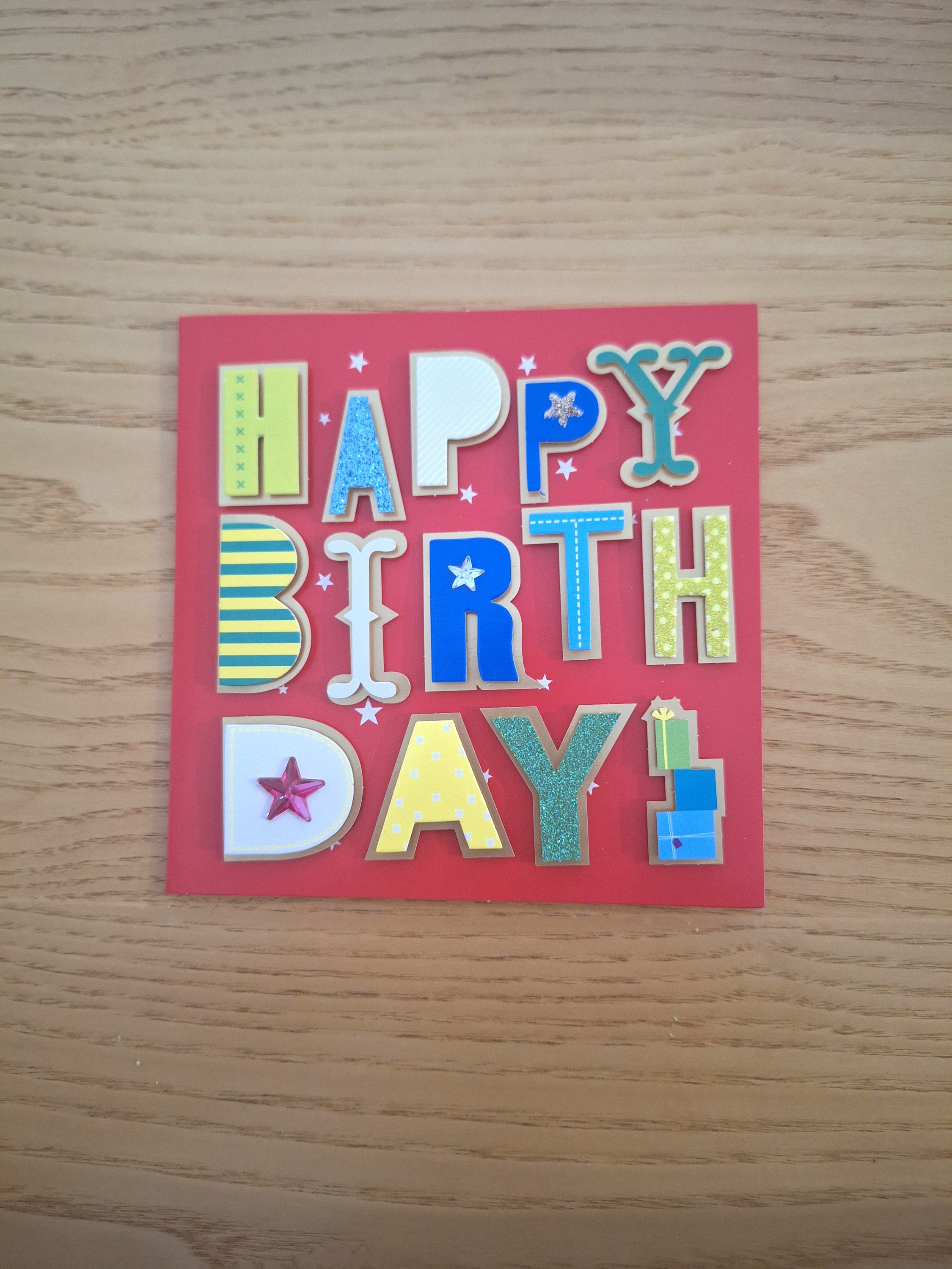 Tactile Braille Birthday Card for the Blind With Personalised Braille ...