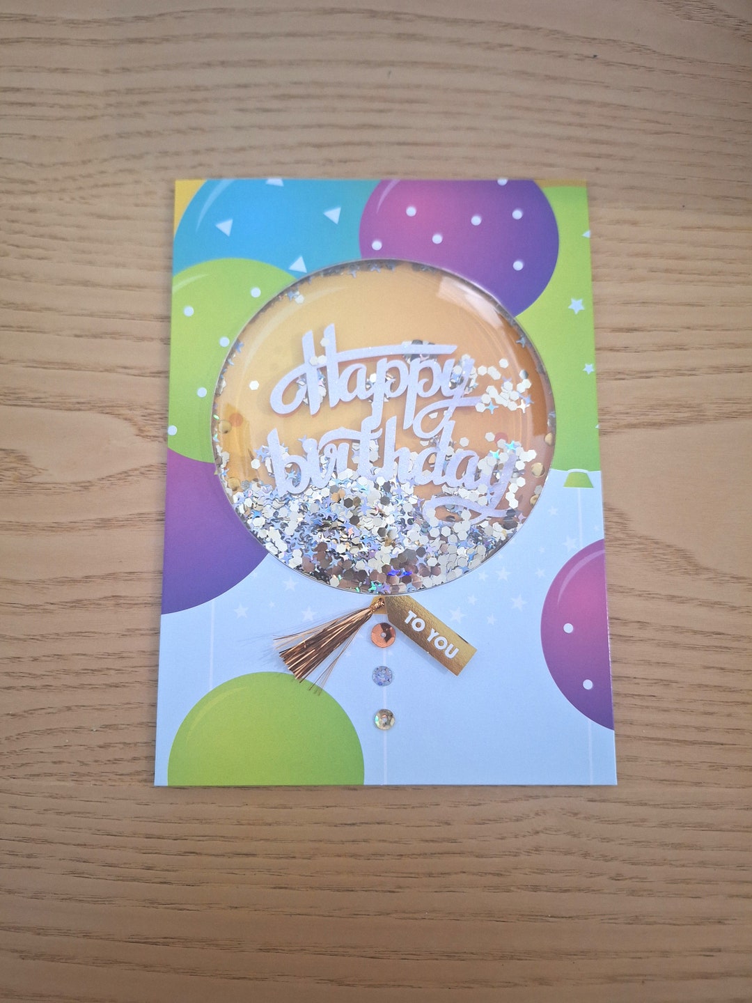 Tactile Braille Birthday Card for the Blind With Personalised Braille ...