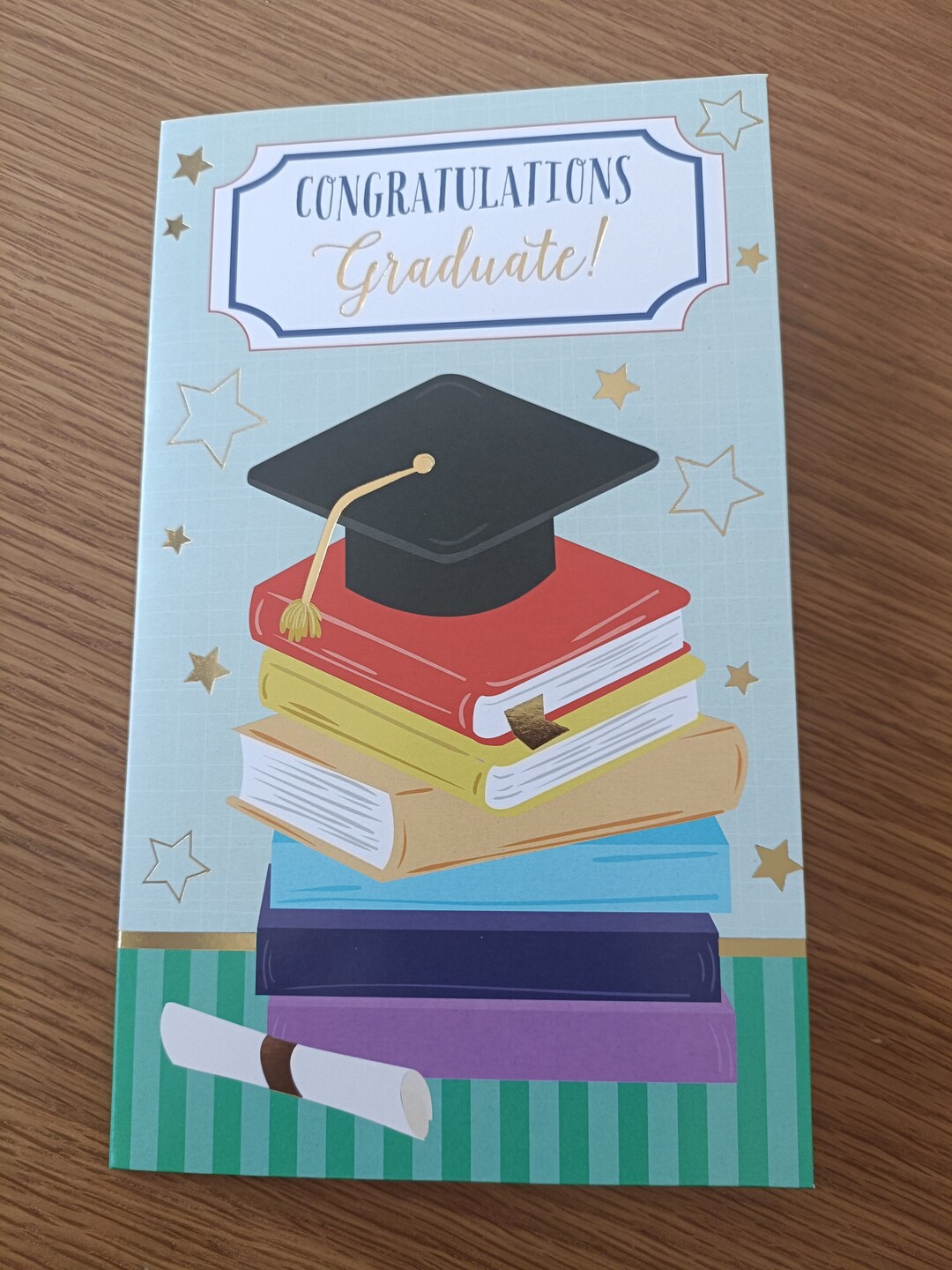 Tactile Braille Graduation Card for the Blind With Personalised Braille ...