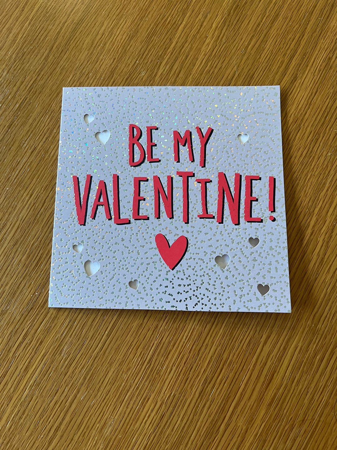 Tactile Braille Valentines Day Card for the Blind With Personalised ...