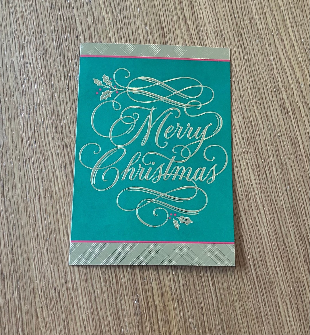 Tactile Braille Christmas Card for the Blind With Personalised - Etsy