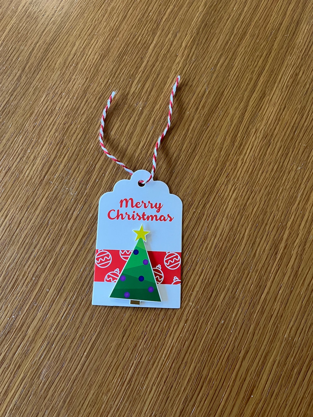 Tactile Braille Gift Labels for the Blind With Braille Name Merry ...