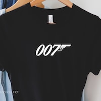 Retro 007 Movie Shirt, James Bond Tee, British Secret Service T-shirt ...