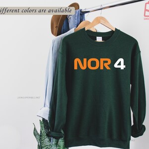 Lando Norris F1 Fan Sweatshirt | Mclaren Team | Formula 1 Sweatshirt ...