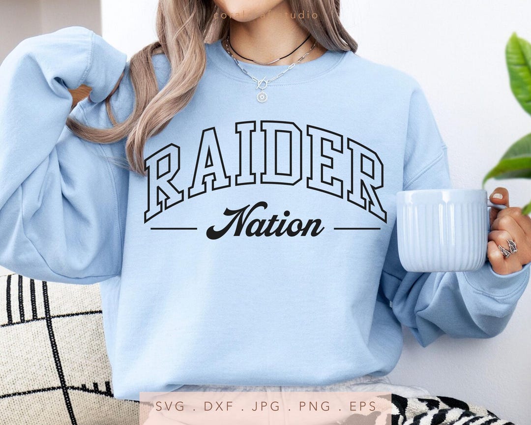 Raider Nation SVG, PNG, Jpg, Dxf, Eps, Raiders Sublimation, Raiders ...