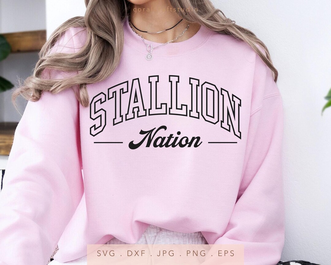 Stallion Nation SVG, PNG, Jpg, Dxf, Eps, Stallions Sublimation ...