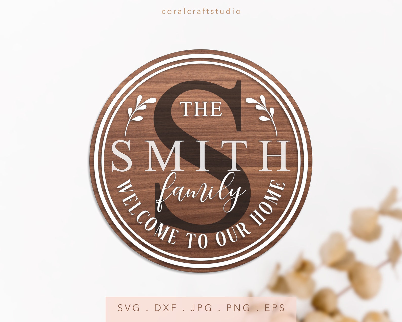 Family Monogram SVG, Family Last Name SVG, Family Sign Svg, Farmhouse ...