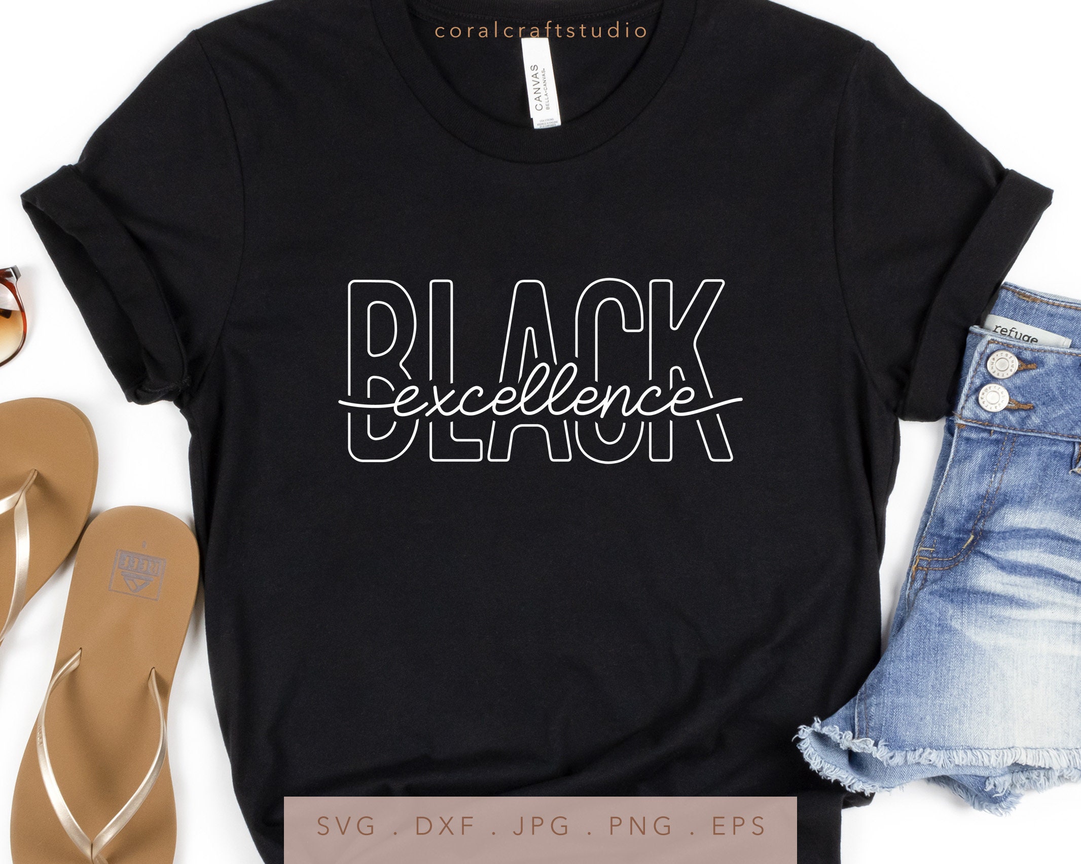 Black Excellence SVG DXF Jpg Png Eps, Black Queen Sublimation ...