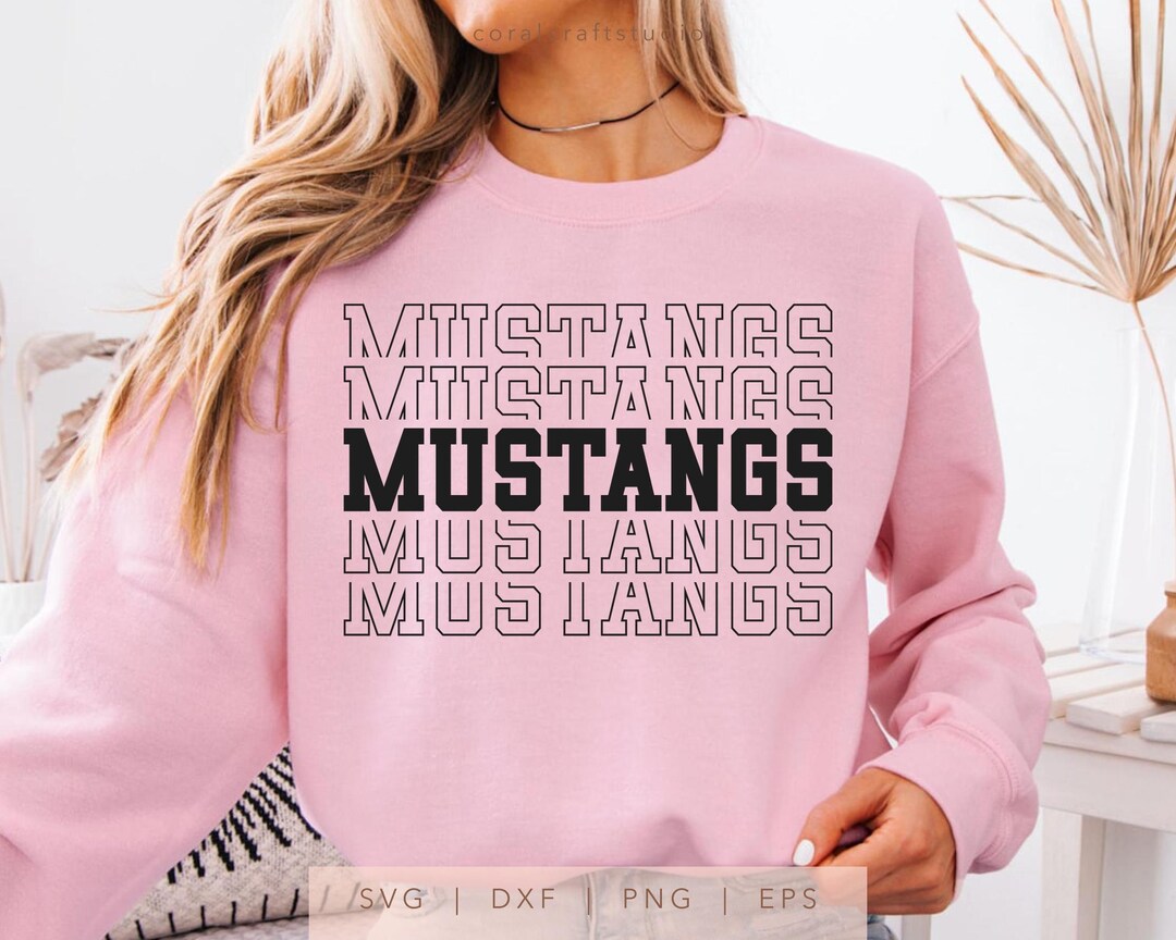 Mustangs SVG, PNG, Dxf, Eps, Mustangs Spirit Shirt Sublimation ...