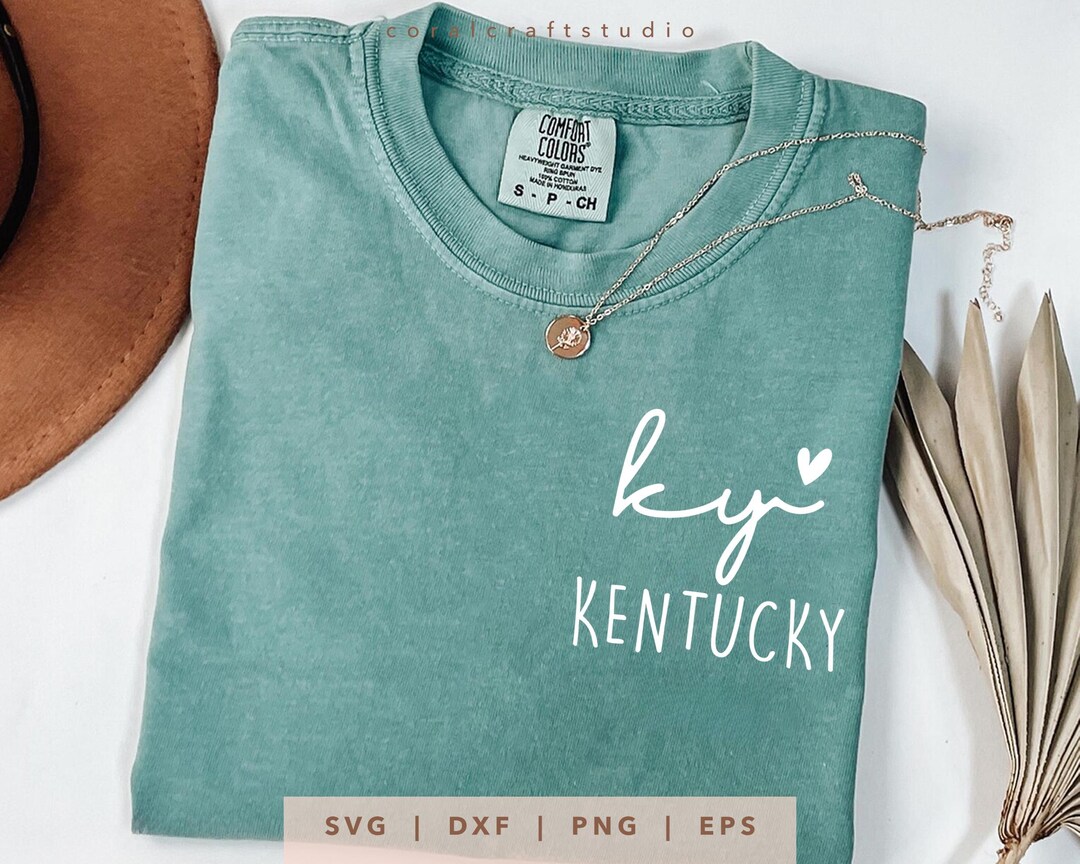 Kentucky KY Svg, Png, Dxf, Eps, Love Kentucky State Design Cricut ...