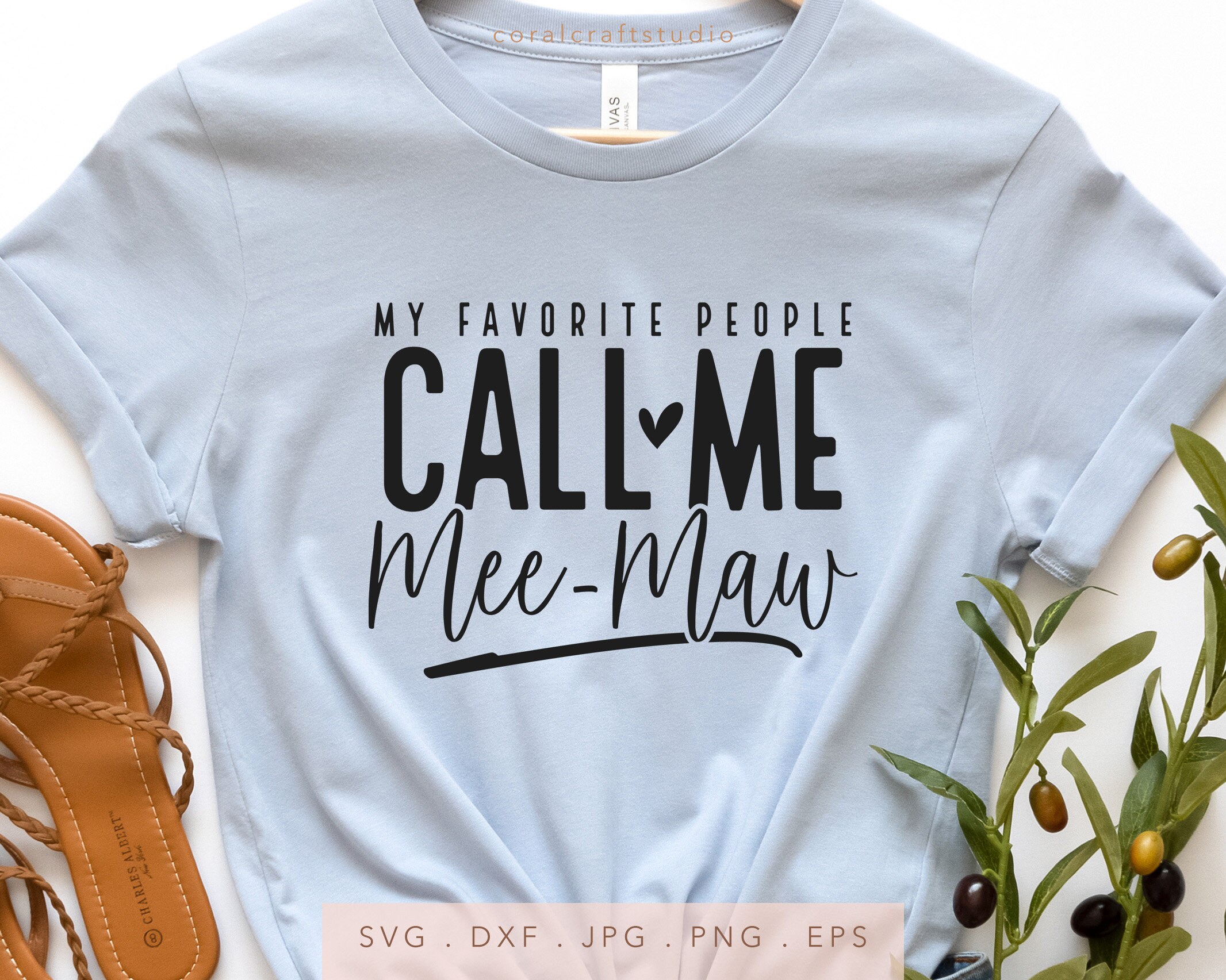 My Favorite People Call Me Mee-maw SVG DTF Png Jpg Eps, Loved Mee-maw ...