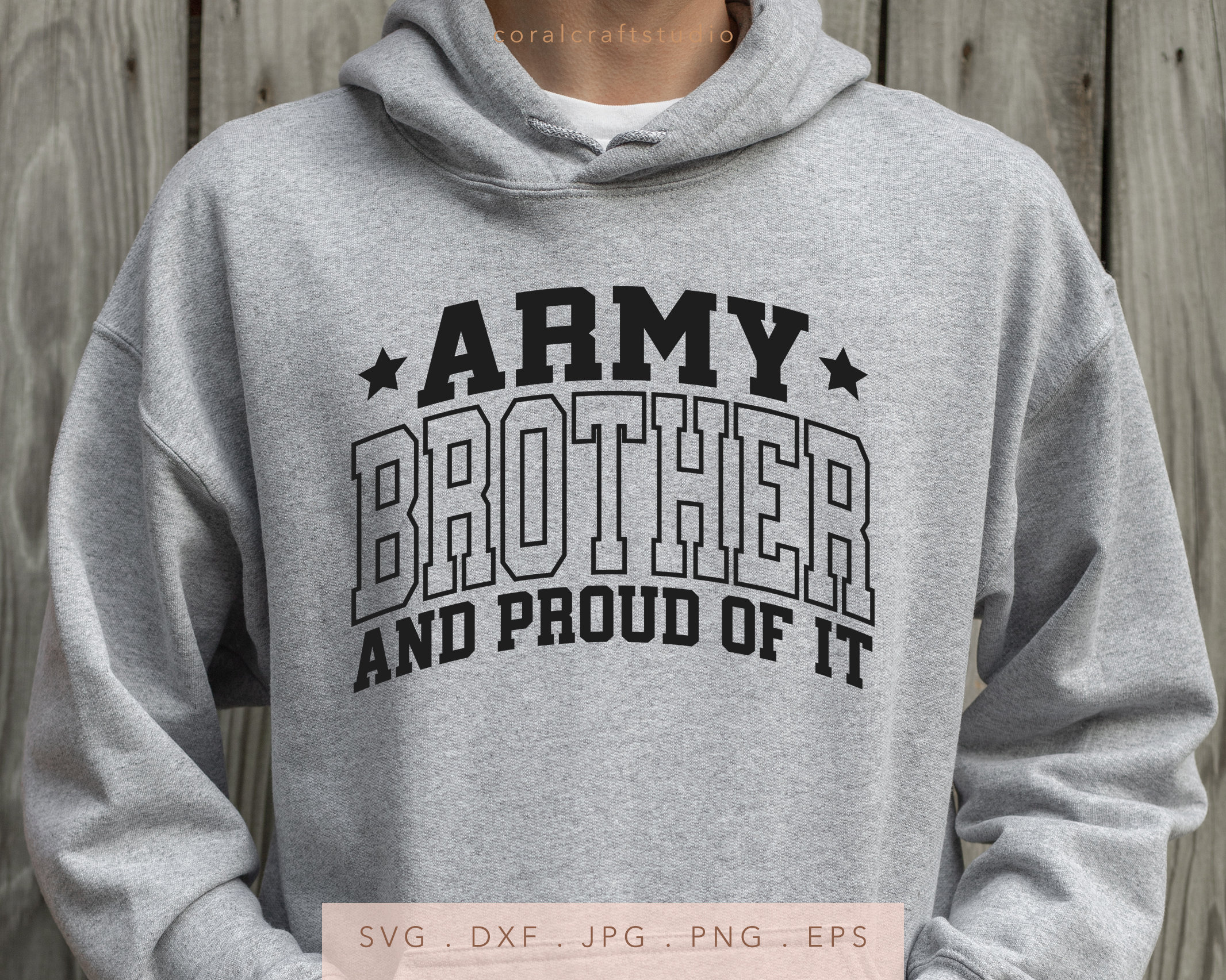 Proud Army Brother SVG DXF JPG Png Eps, Proud Army Brother Sublimation ...