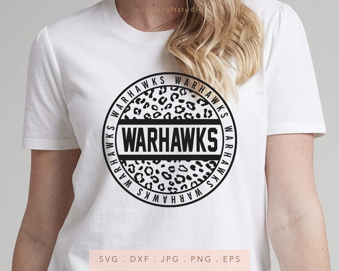 Warhawks Leopard Print SVG PNG DXF Jpg Eps, Warhawks School Mascot Svg ...