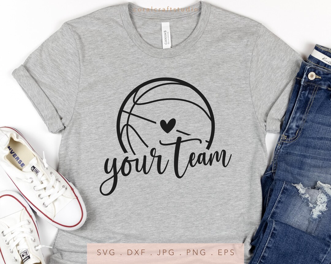 Custom Team Name SVG DXF JPG Png Eps Custom Basketball Team - Etsy