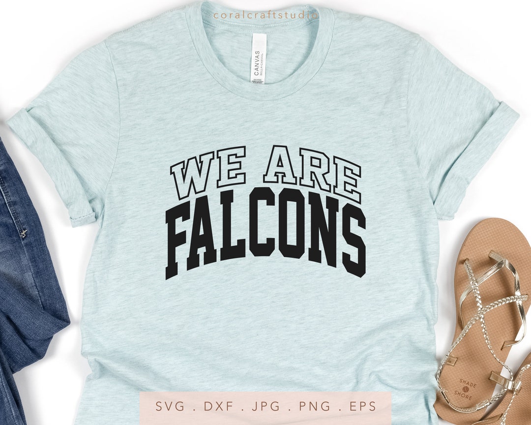 We Are Falcons Varsity SVG PNG DXF Jpg Eps, Falcons Iron On, Falcons ...