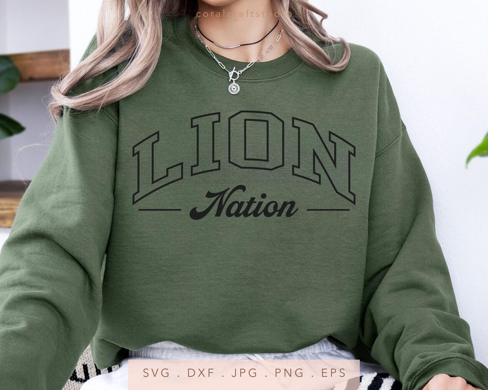 Lion Nation SVG, PNG, Jpg, Dxf, Eps, Lions Sublimation, Lions Game Day ...