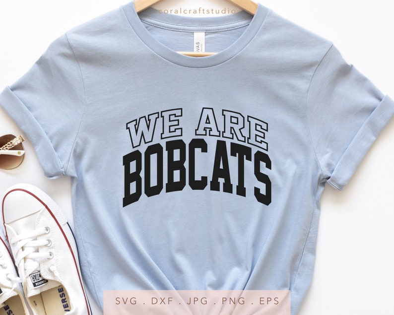 We Are Bobcats Varsity SVG PNG DXF Jpg Eps Bobcats Iron On - Etsy