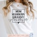 Mom Mammaw Granny SVG DTF PNG Jpg Eps, Gift for Granny Shirt ...