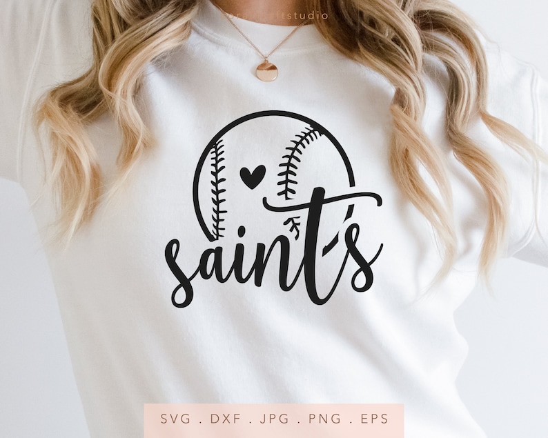Saints Team Name SVG DXF JPG Png Eps Saints Mascot Team - Etsy