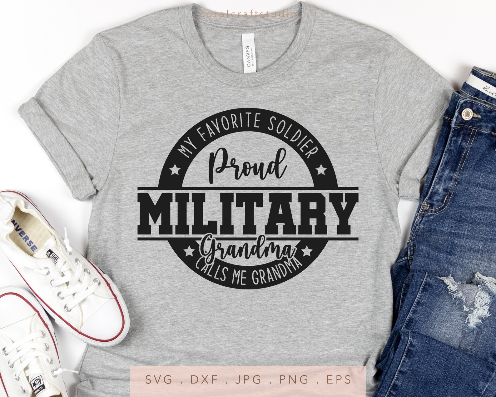 Proud Military Grandma SVG, Family Shirt Design (digital Download) - Etsy