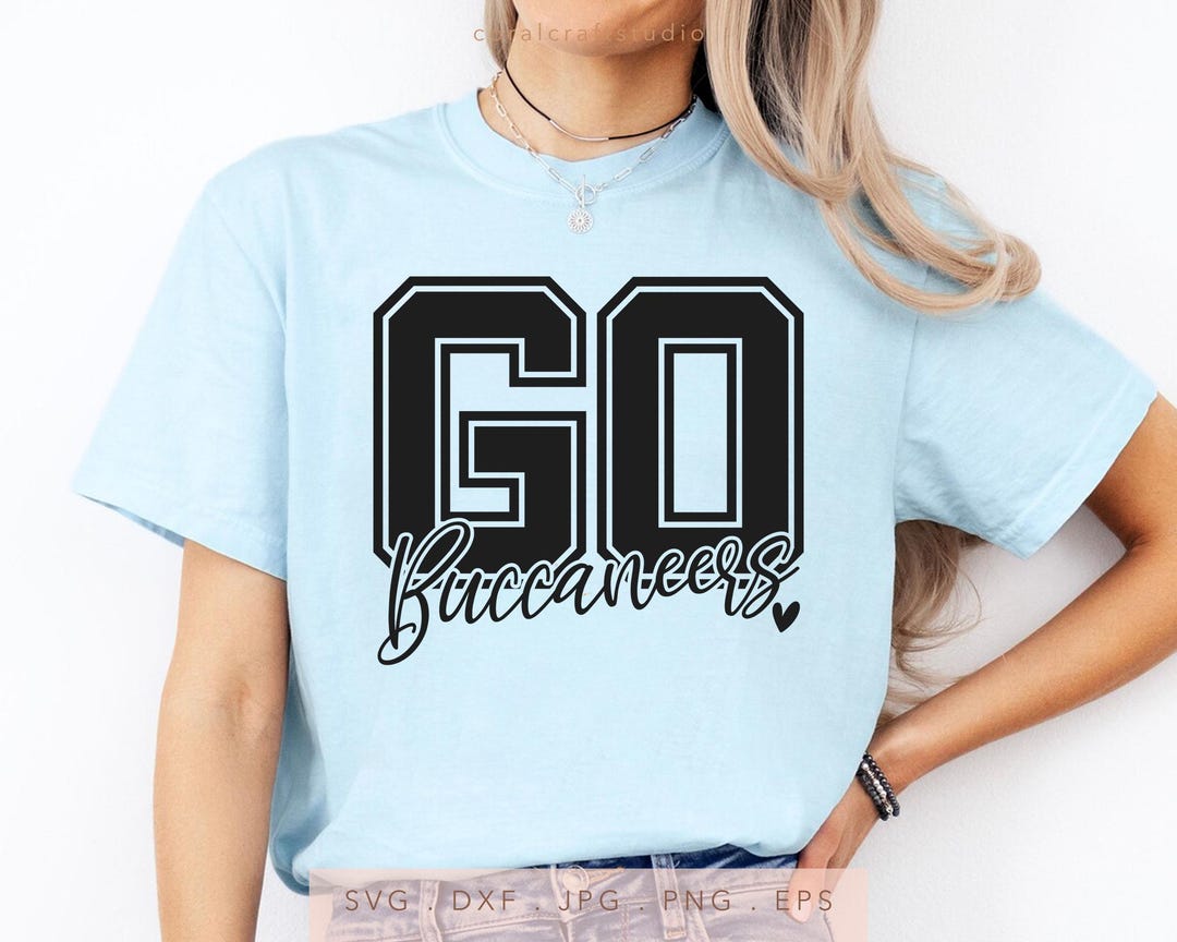 GO Buccaneers SVG, PNG, Dxf, Jpg, Eps, Buccaneers Silhouette Cameo ...