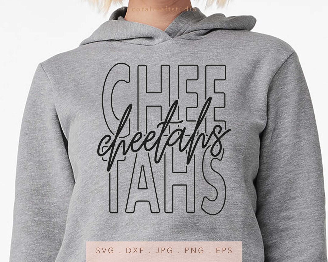 Cheetahs Team Name SVG DXF JPG Png Eps, Cheetahs Mascot School Svg ...