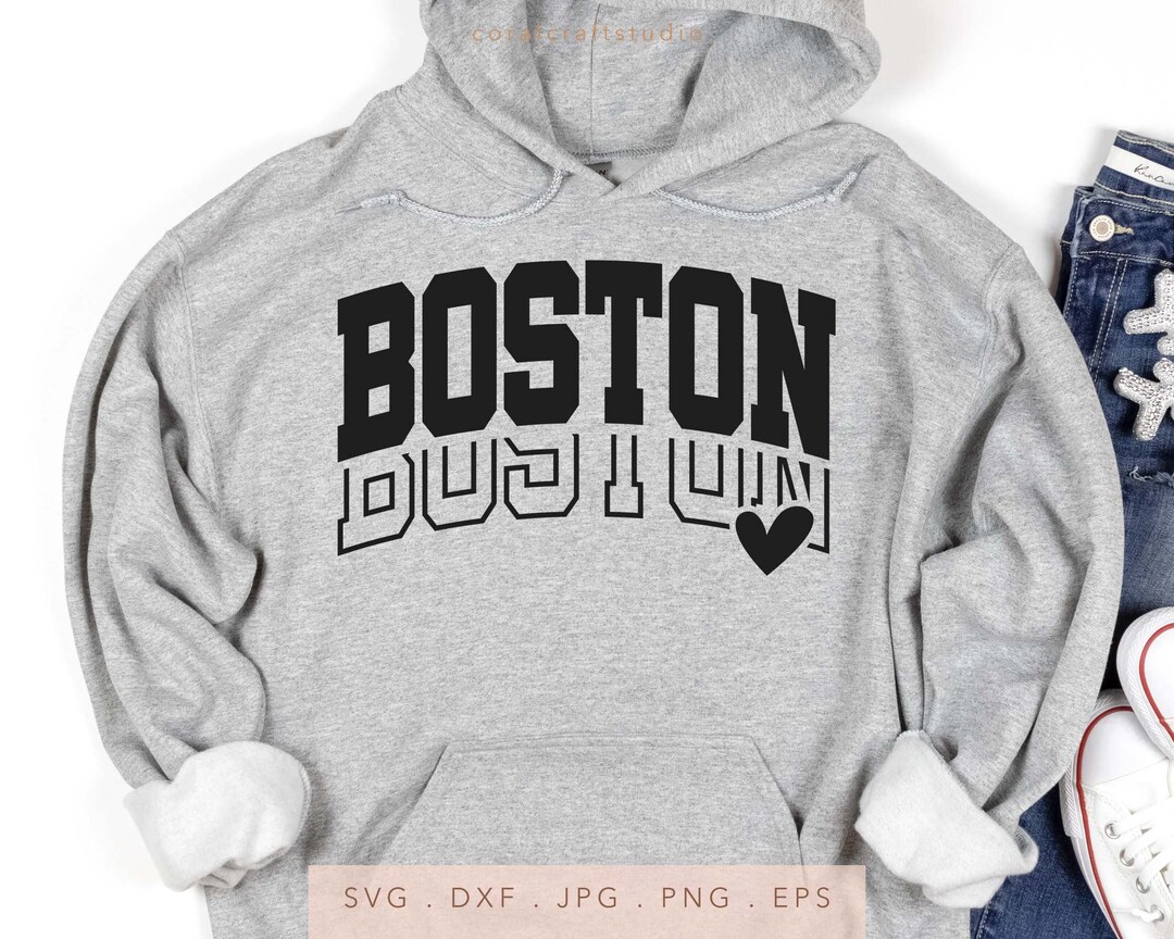 Arched Boston SVG DXF Jpg Png Eps, Boston Sublimation, Boston Home ...