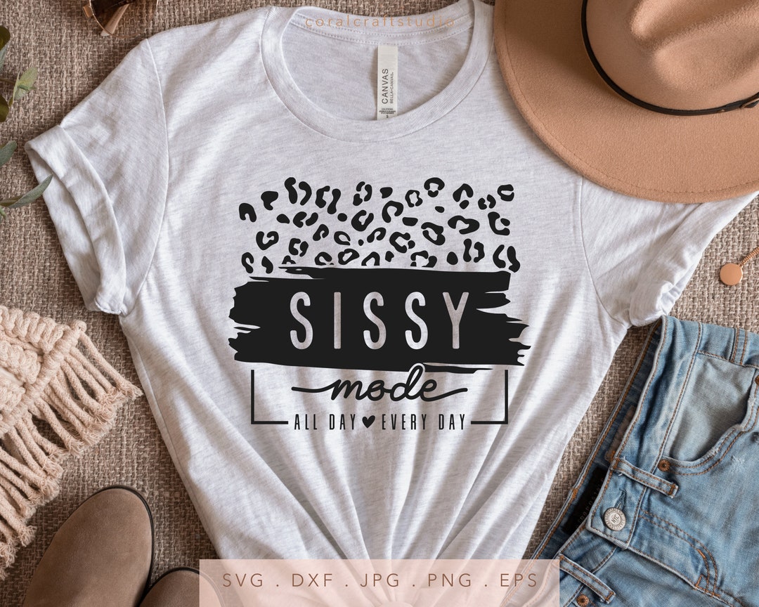 Leopard Sissy Mode SVG DXF JPG Png Eps, Sissy Mode Sublimation, Sissy ...