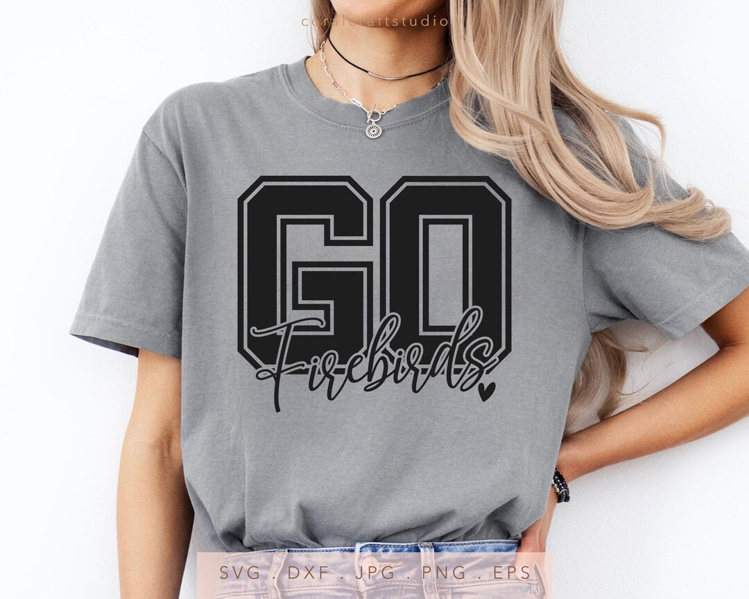 GO Firebirds SVG, PNG, Dxf, Jpg, Eps, Firebirds Silhouette Cameo ...