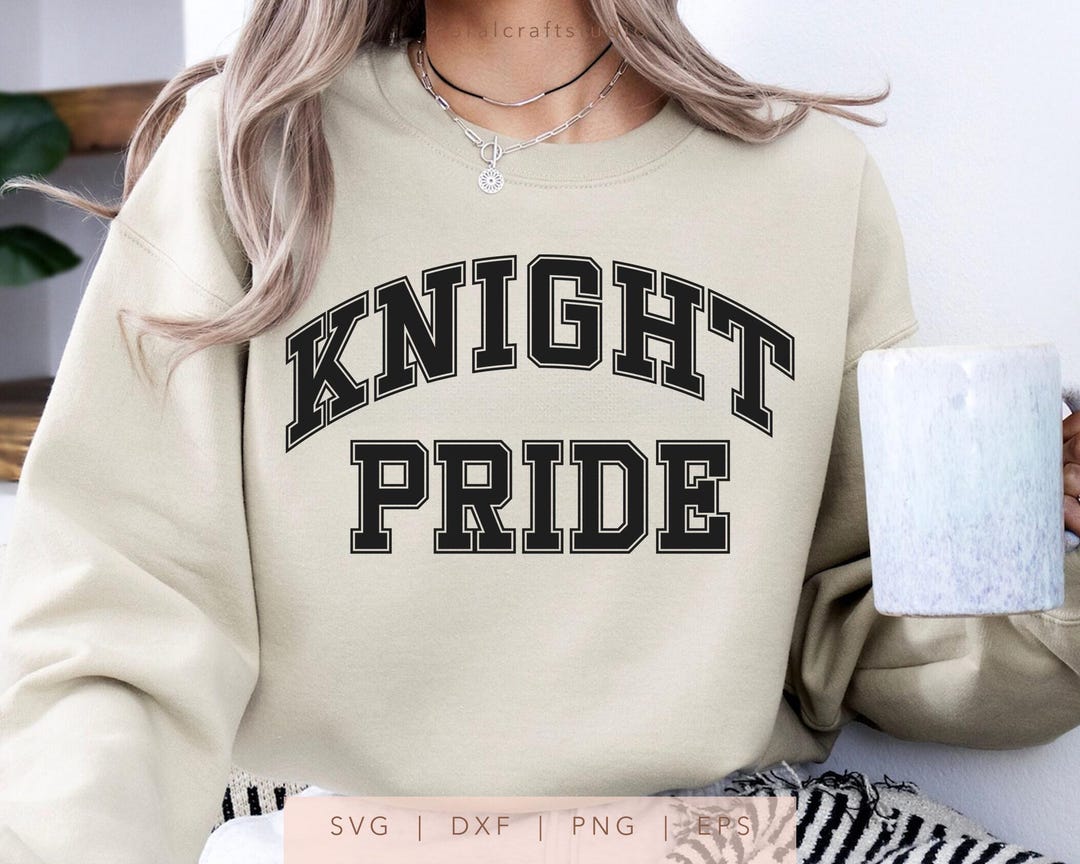 Knight Pride SVG, PNG, Dxf, Eps, Knights Cut File, Knights School Team ...