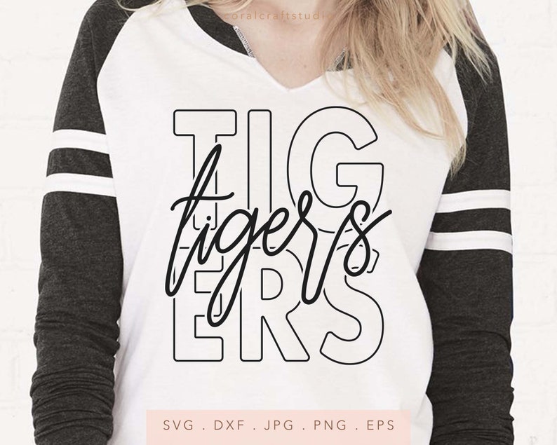 Tigers Team Name SVG DXF JPG Png Eps Tigers Mascot Team - Etsy