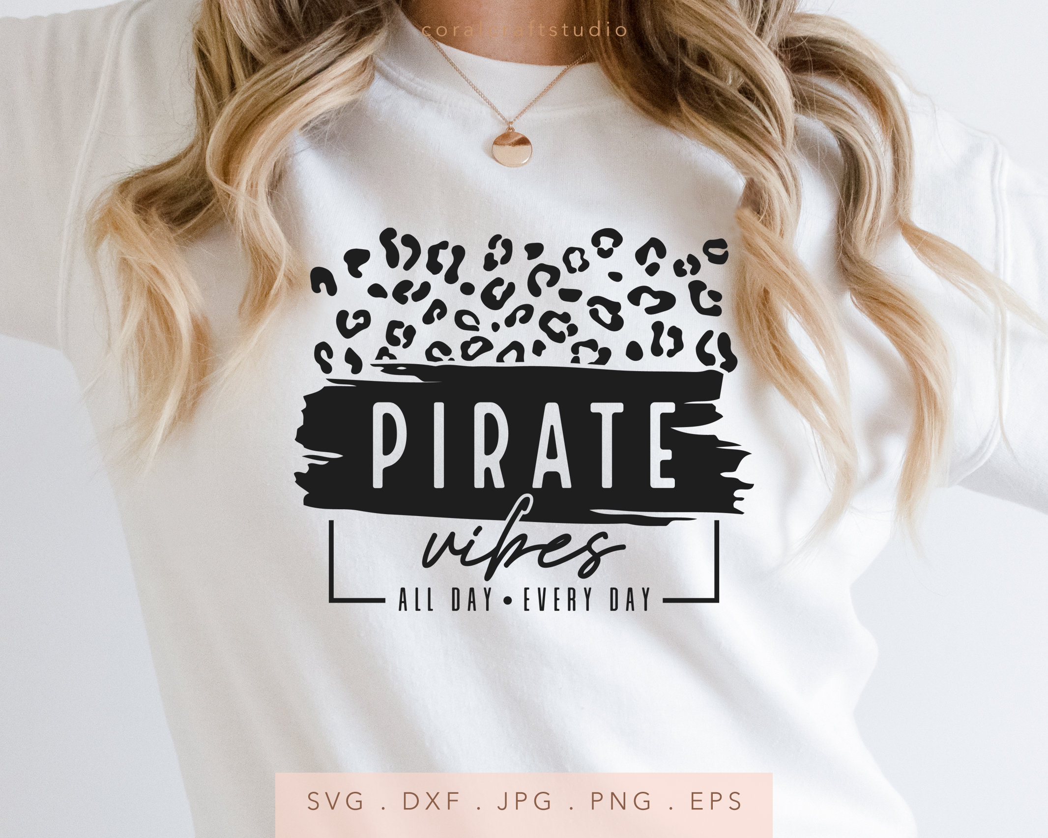 Pirate Vibes Leopard SVG PNG DXF Jpg Eps Pirates Team Spirit - Etsy