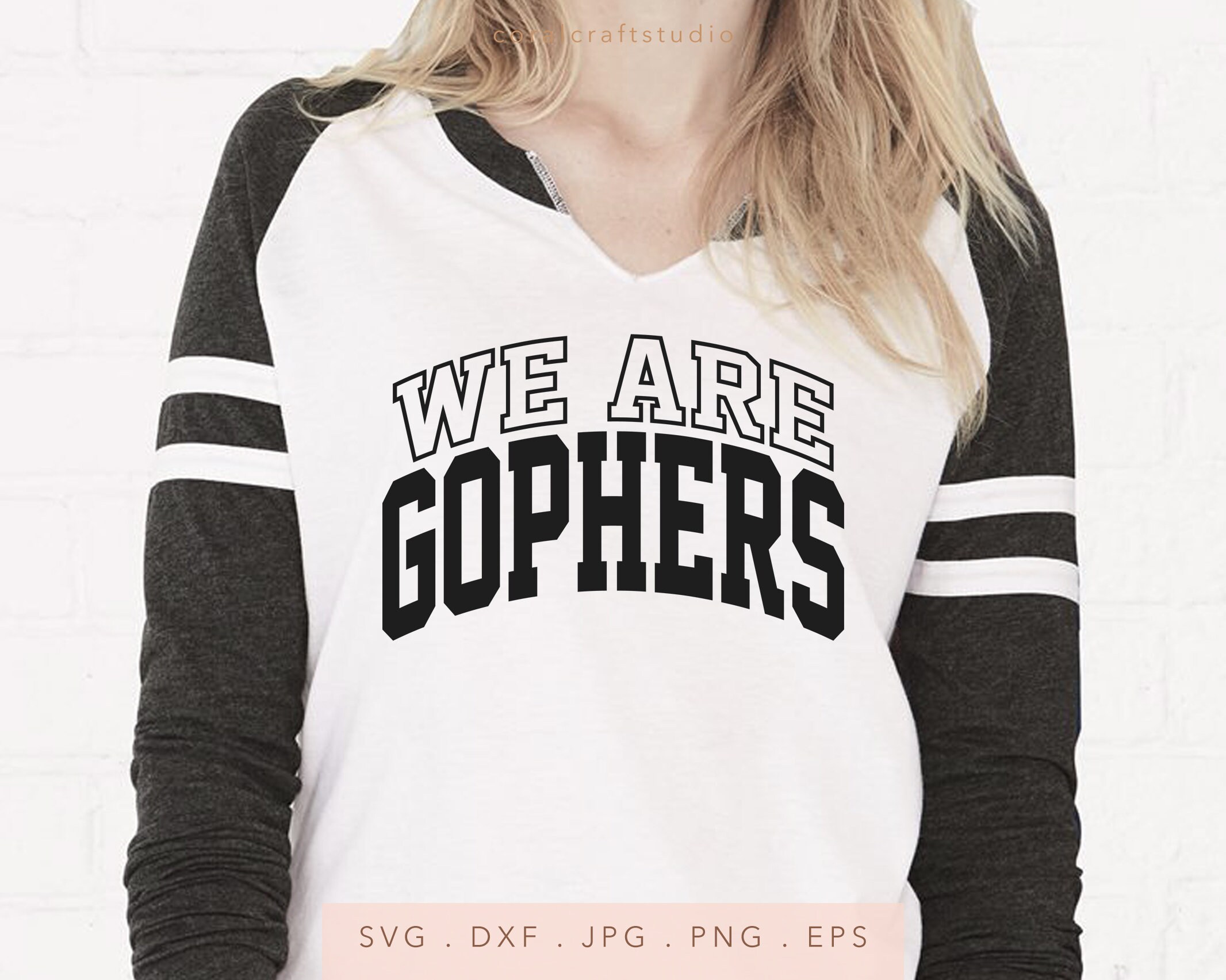 We Are Gophers Varsity SVG PNG DXF Jpg Eps, Gophers Iron On, Gophers ...