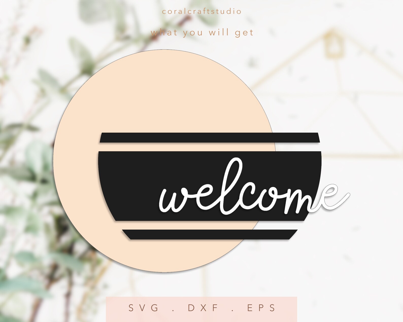 Door Hanger SVG Front Door Sign Svg Welcome Sign Svg Wooden - Etsy