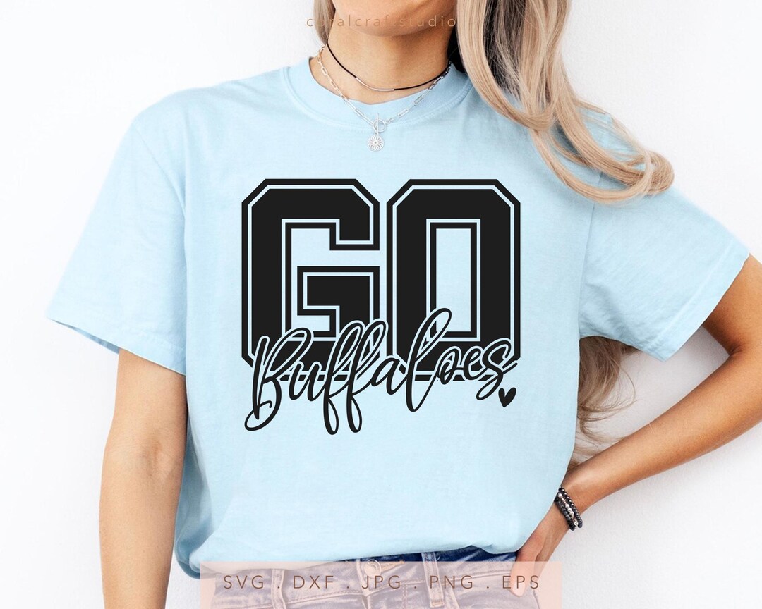 GO Buffaloes SVG, PNG, Dxf, Jpg, Eps, Buffaloes Silhouette Cameo ...