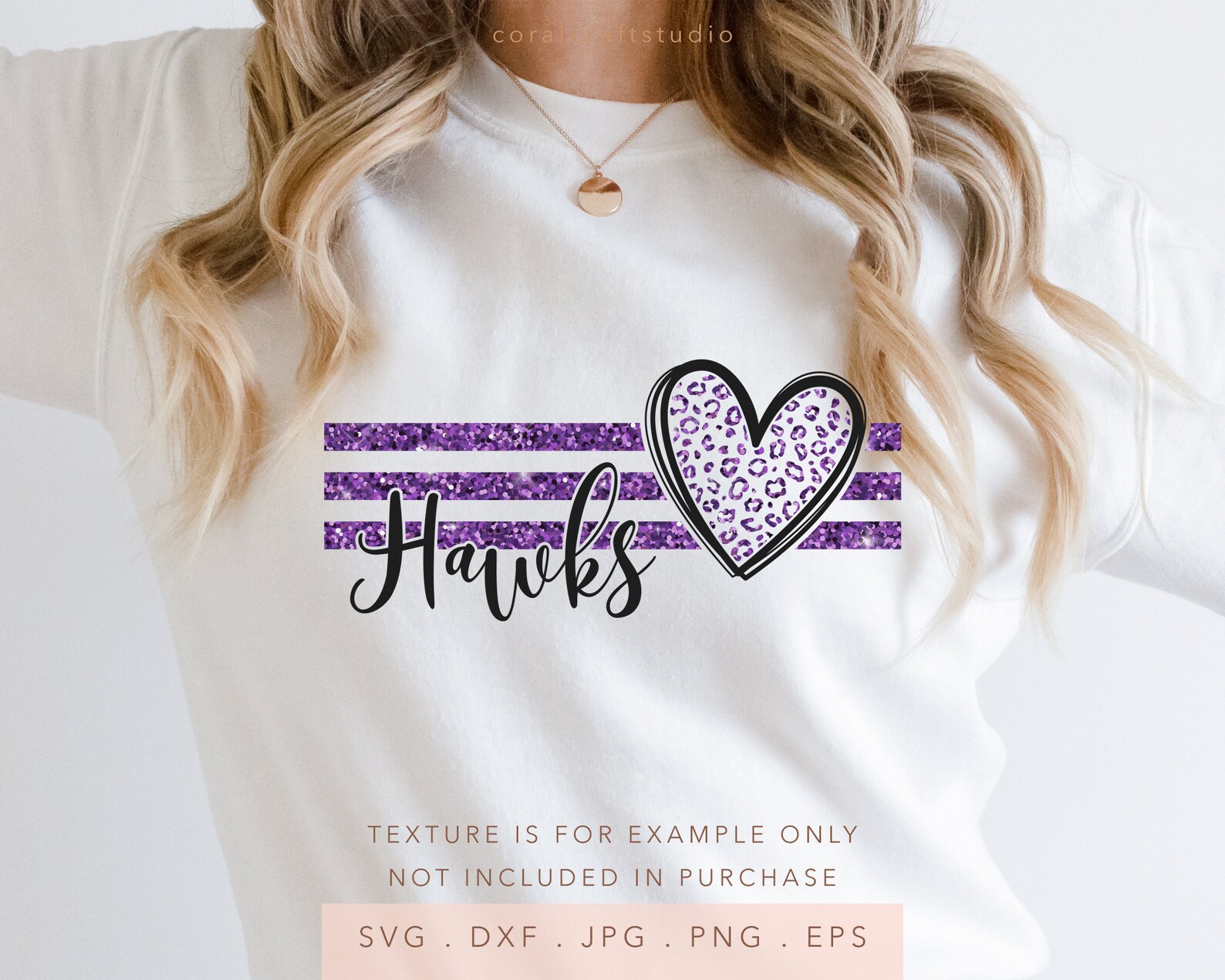 Hawks Heart Leopard SVG PNG DXF Jpg Eps, Hawks School Mascot Svg, Hawks Team Spirit Svg, Hawks ...