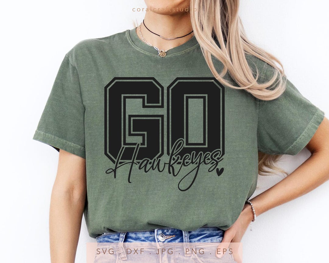 GO Hawkeyes SVG, PNG, Dxf, Jpg, Eps, Hawkeyes Silhouette Cameo ...