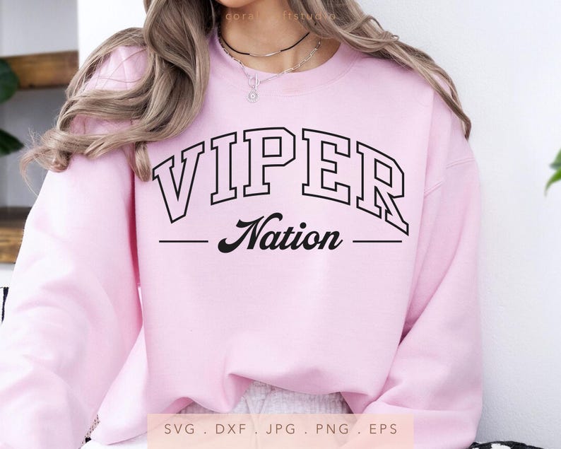 Viper Nation SVG, PNG, Jpg, Dxf, Eps, Vipers Sublimation, Vipers Game ...