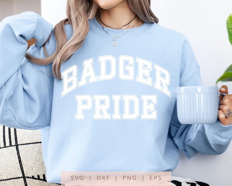 Badger Pride SVG, PNG, Dxf, Eps, Badgers Cut File, Badgers School Team ...
