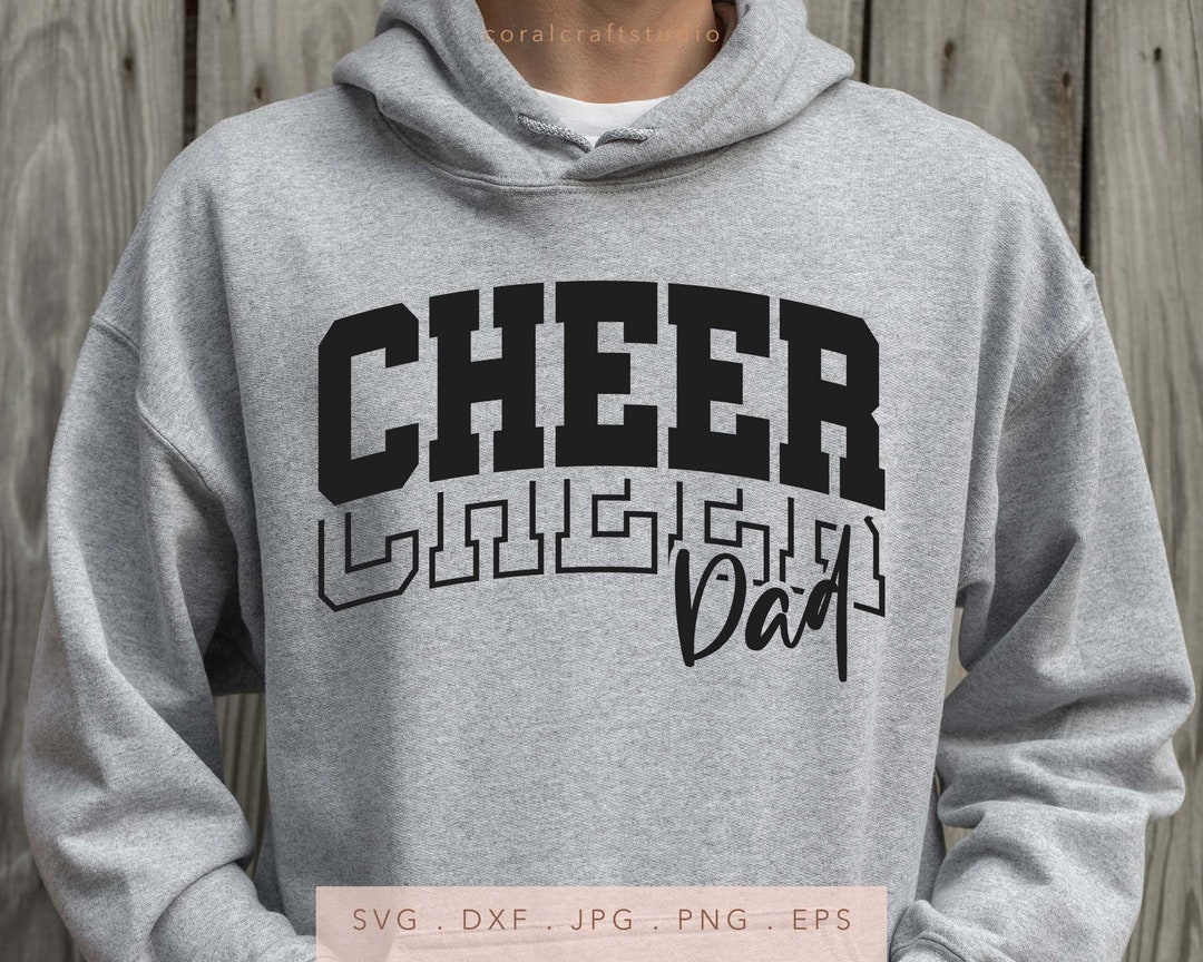 Cheer Dad SVG DXF JPG Png Eps, Cheer Dad Sublimation, Cheer Dad ...