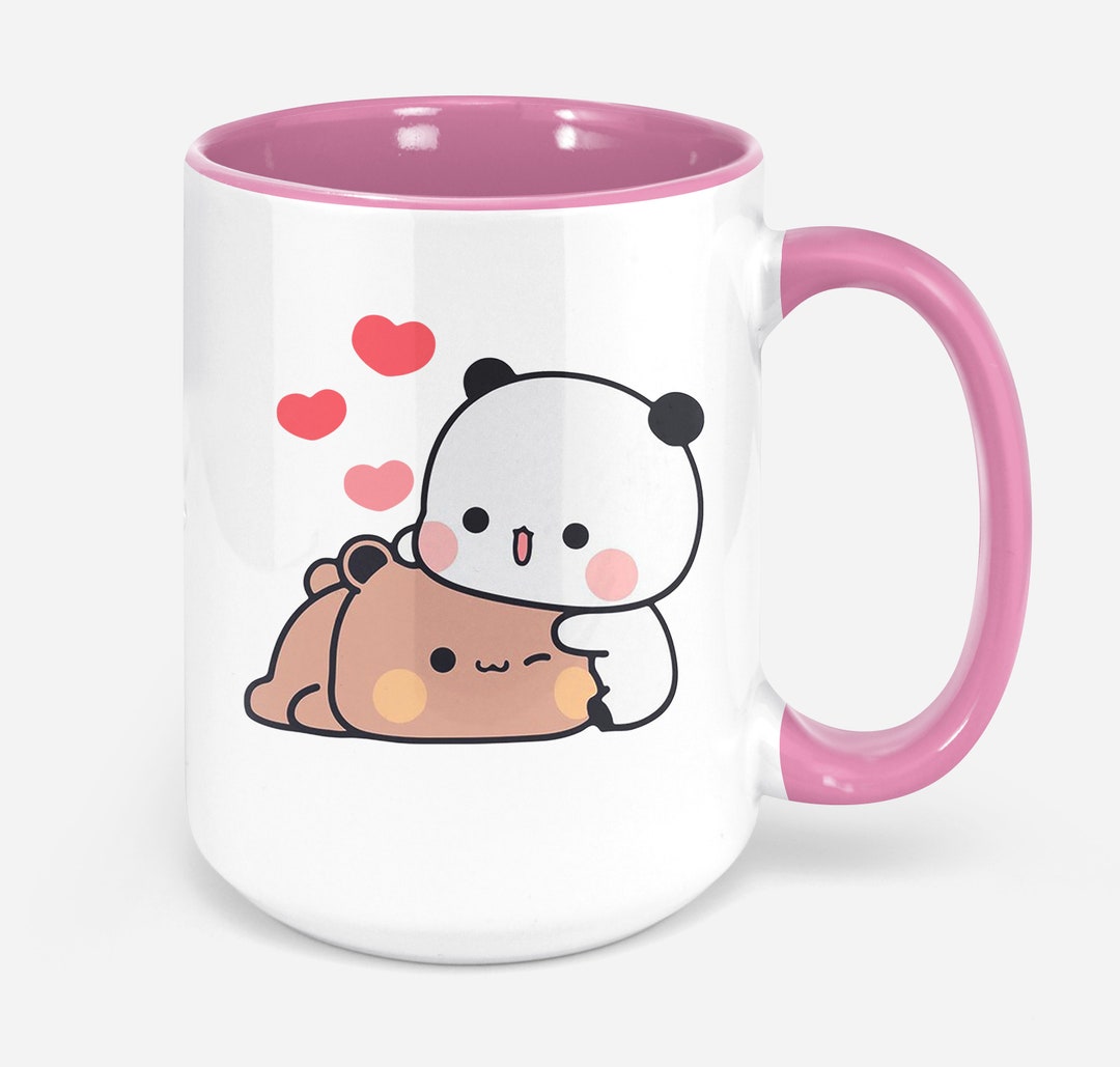 Panda Bear Bubu and Dudu Hug of Love Coffee Mug Best Gift for - Etsy