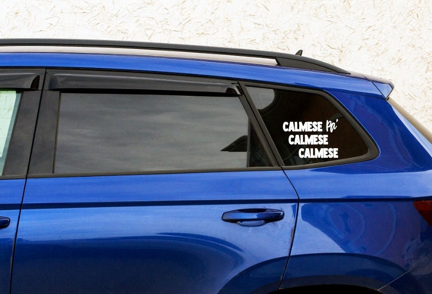 Calmese Pa', Calmese ,calmese, Vinyl Decal, Bumper Funny Sticker ...
