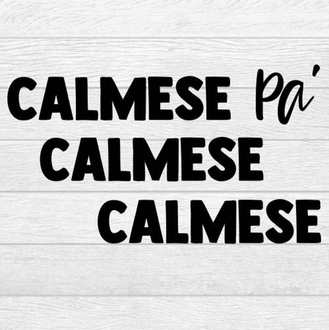 Calmese Pa', Calmese ,calmese, Vinyl Decal, Bumper Funny Sticker ...