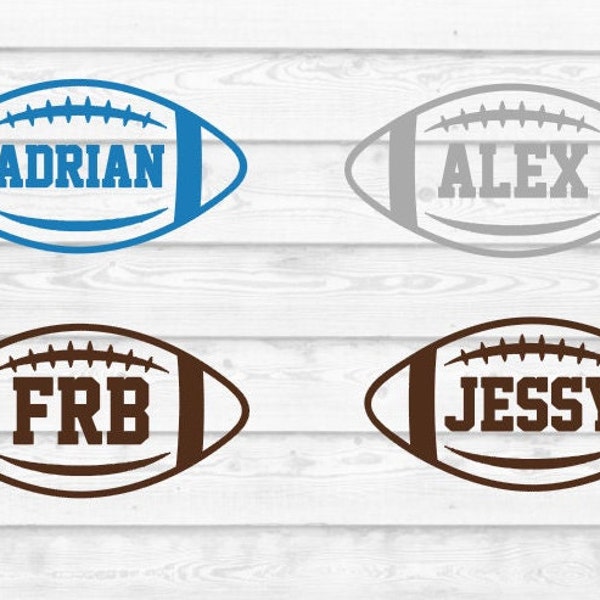 Kids Football Car Decal - Etsy