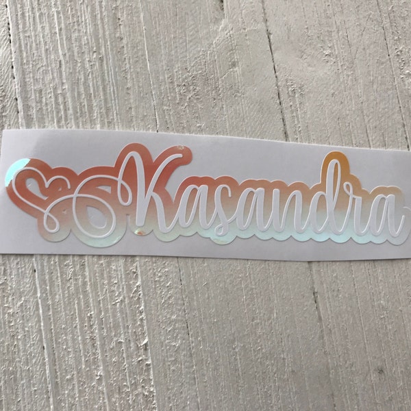 Layered Vinyl Decal - Etsy